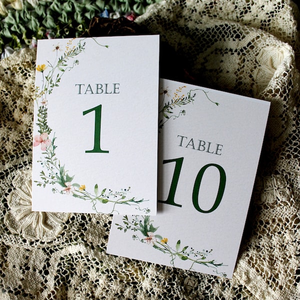 Vintage Table Number - Etsy