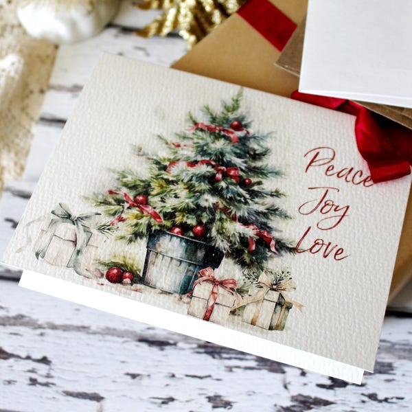 Old Christmas Card - Etsy