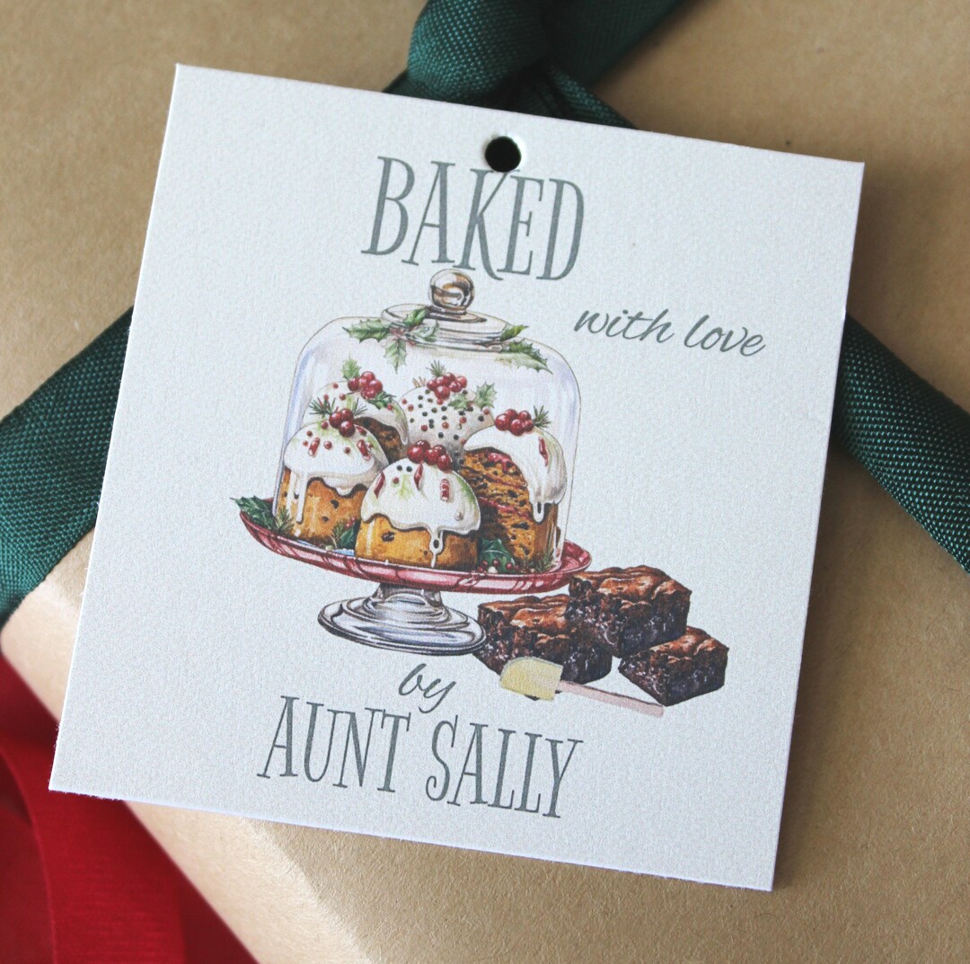 Personalized Baking Tags, Homemade Baking Tags, Homemade Baking Gift ...