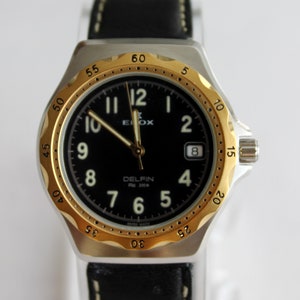 Vintage Swiss Edox Wrist Watch, Unisex Vintage Wrist Watch, Vintage ...