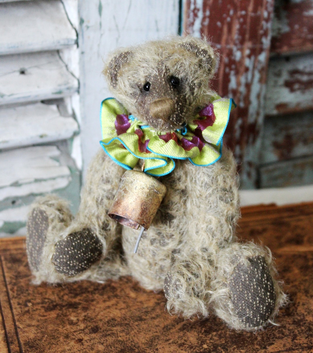 Mohair Artist Made Teddy Bear, Collectible Teddy Bear, Mohair Teddy ...