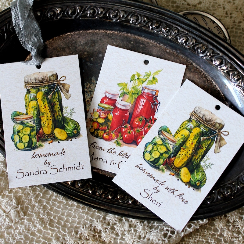 Pickle Labels - Etsy