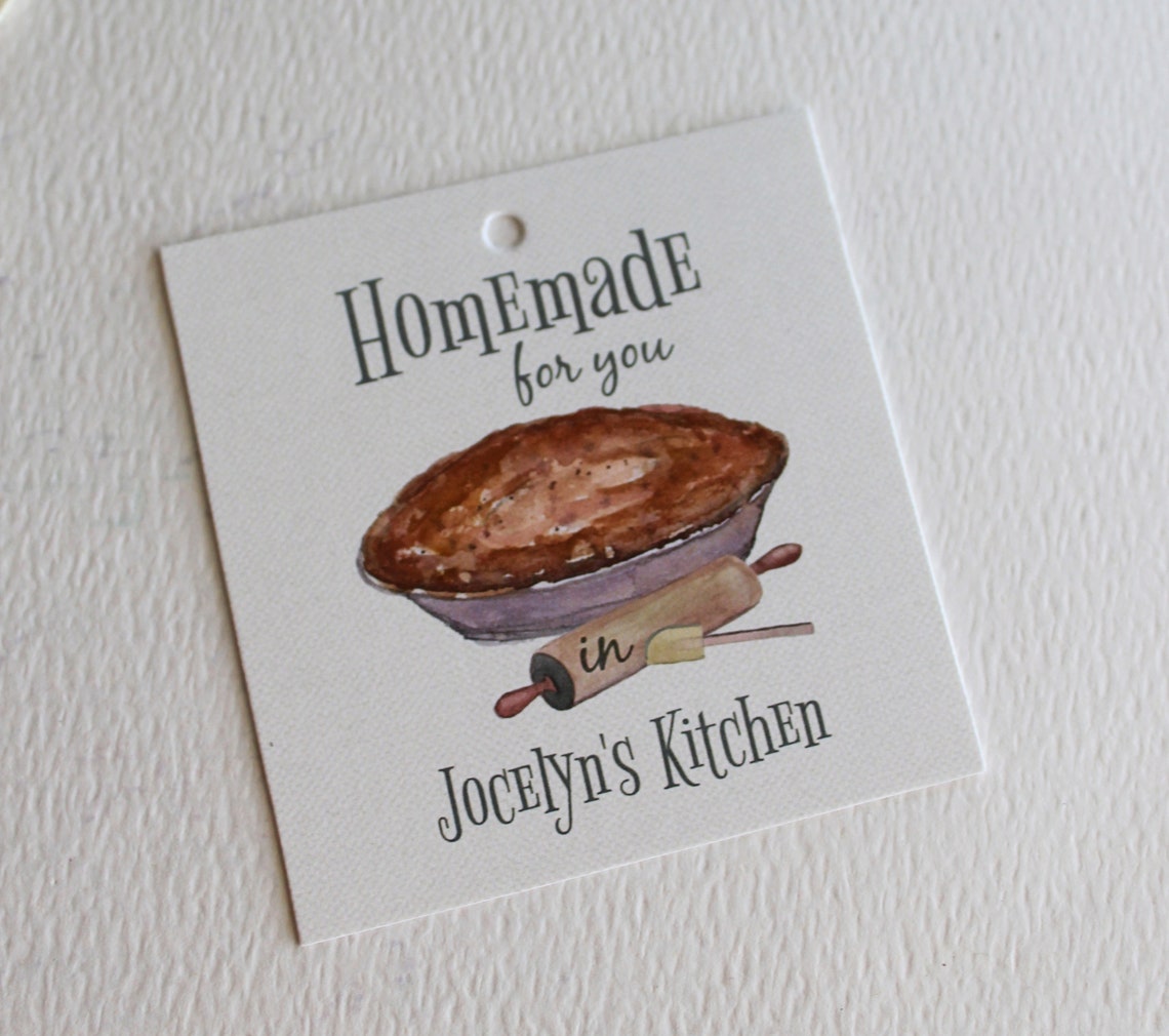 Baking Tags Personalized Baking Tags Baking Gift Tags | Etsy