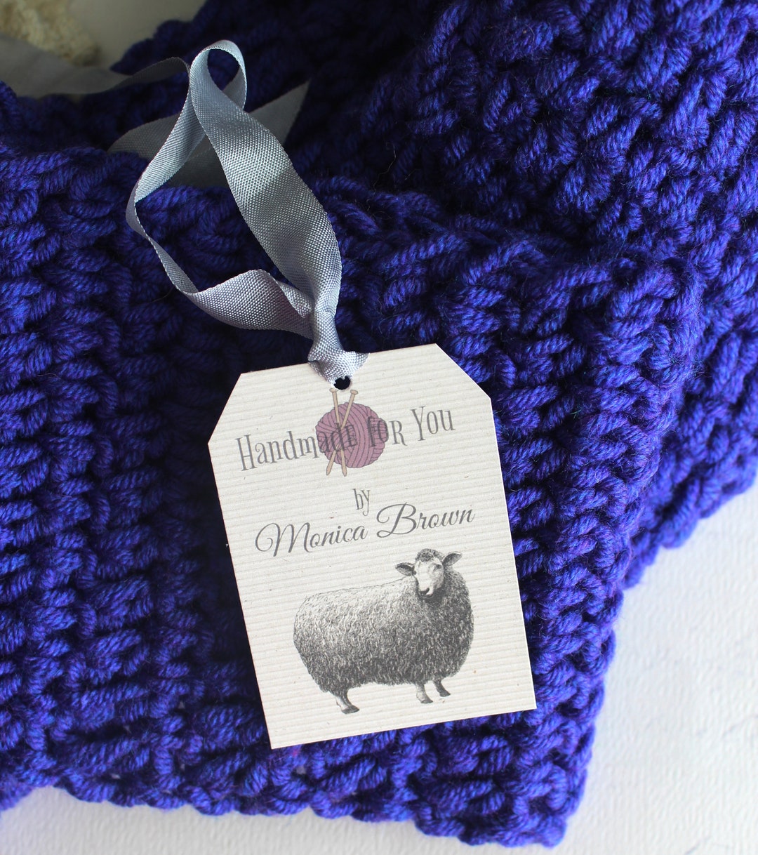 Knitting Gift Tags - Handmade Gift Tags - Christmas Gift Tags ...