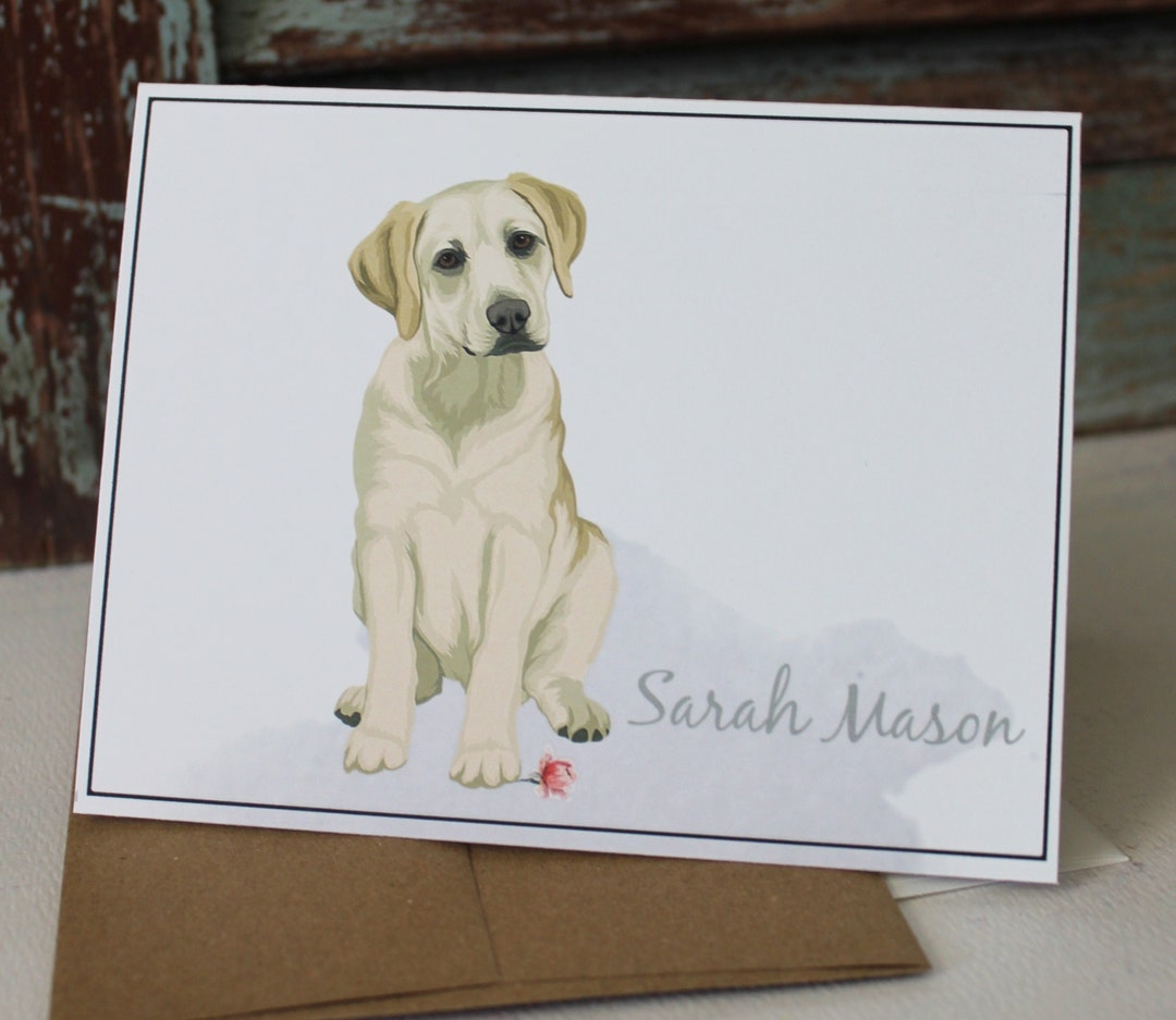 Labrador Retriever Note Cards, Labrador Note Cards, Labrador Note Card ...