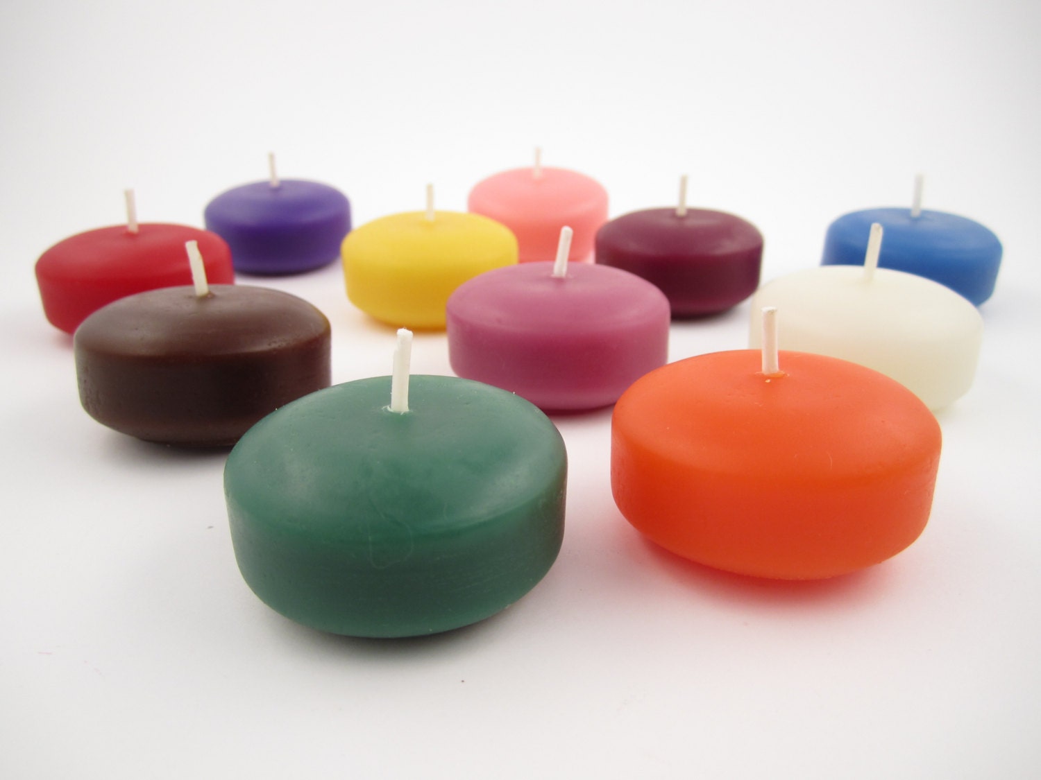 Floating Disc Candles Set of 3 - Etsy