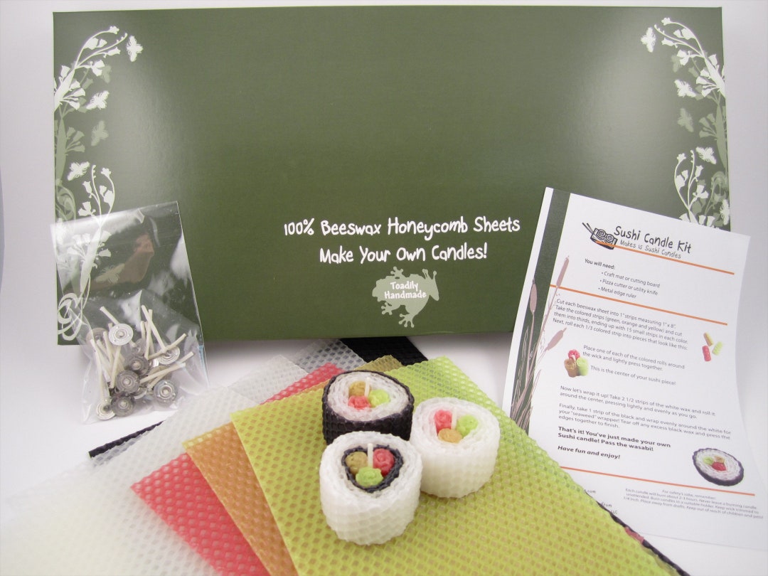 Beeswax Sushi Candle Kit - Etsy