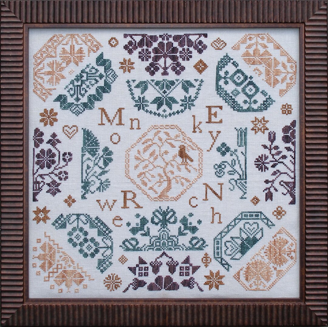 Quaker Quilts: Monkey Wrench - PDF Cross Stitch Chart - Etsy