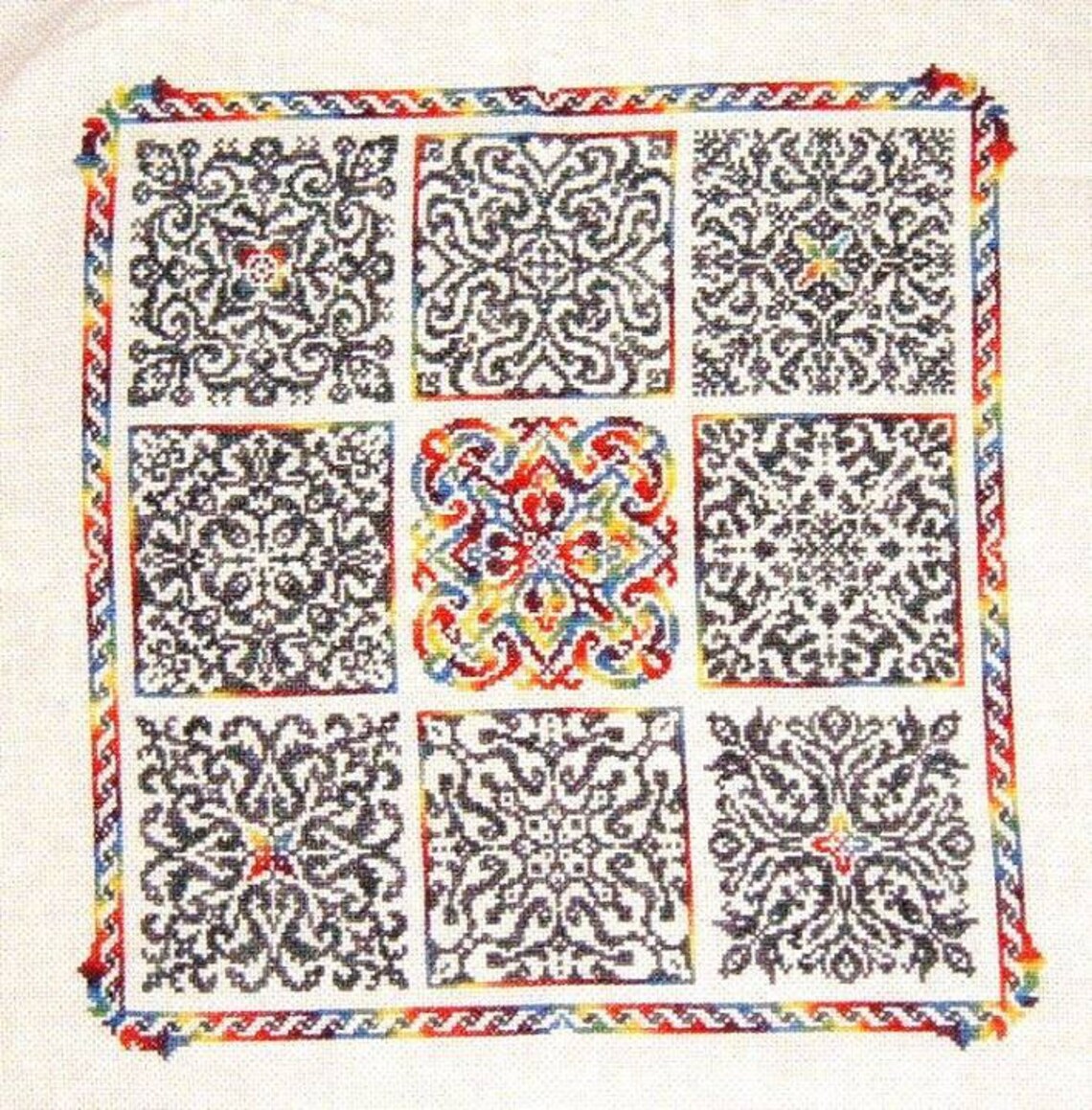 Baroque - PDF Cross Stitch Pattern - Etsy