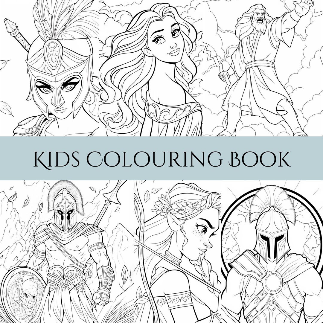 Digital Colouring Book to Spark Learning and Entertainment. - Etsy