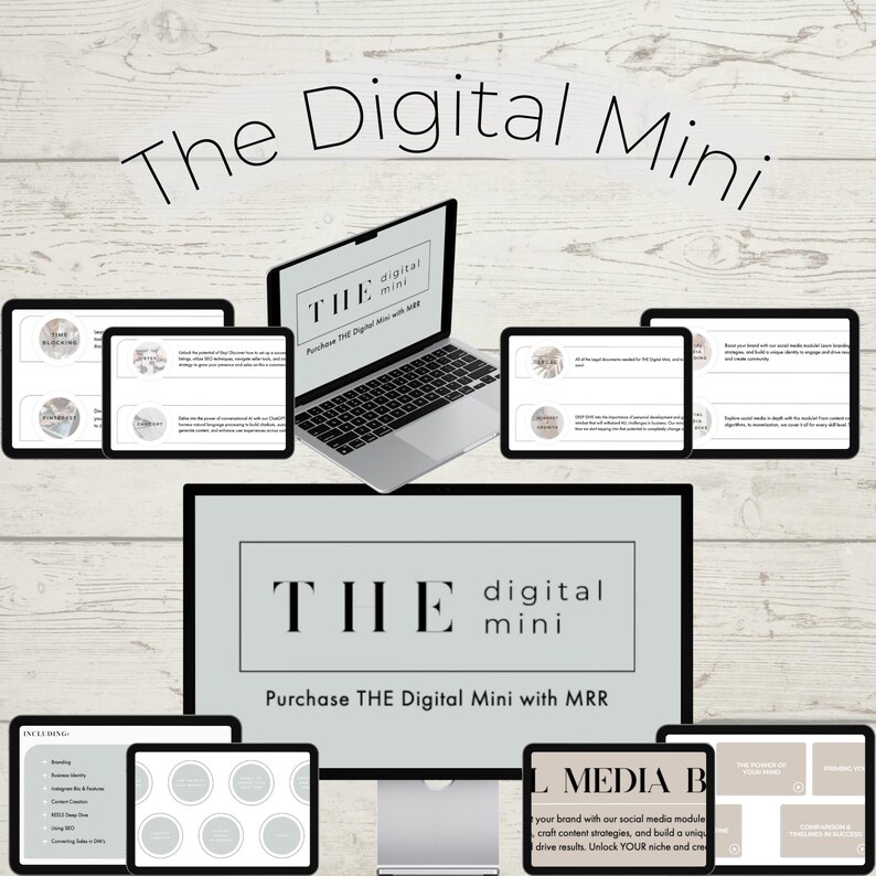 The Digital Mini-beginners Digital Marketing Course. Master Resell ...