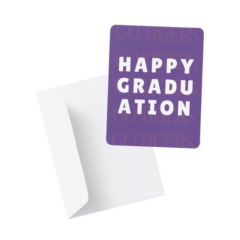 Happy Graduation, Tiger Card Design, Graduation Card Template, Editable ...