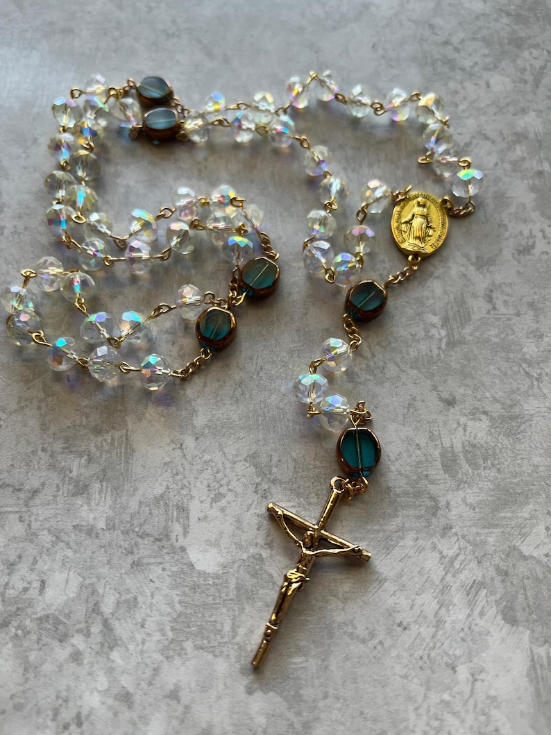 Handmade Emerald Isle Rosary - Etsy