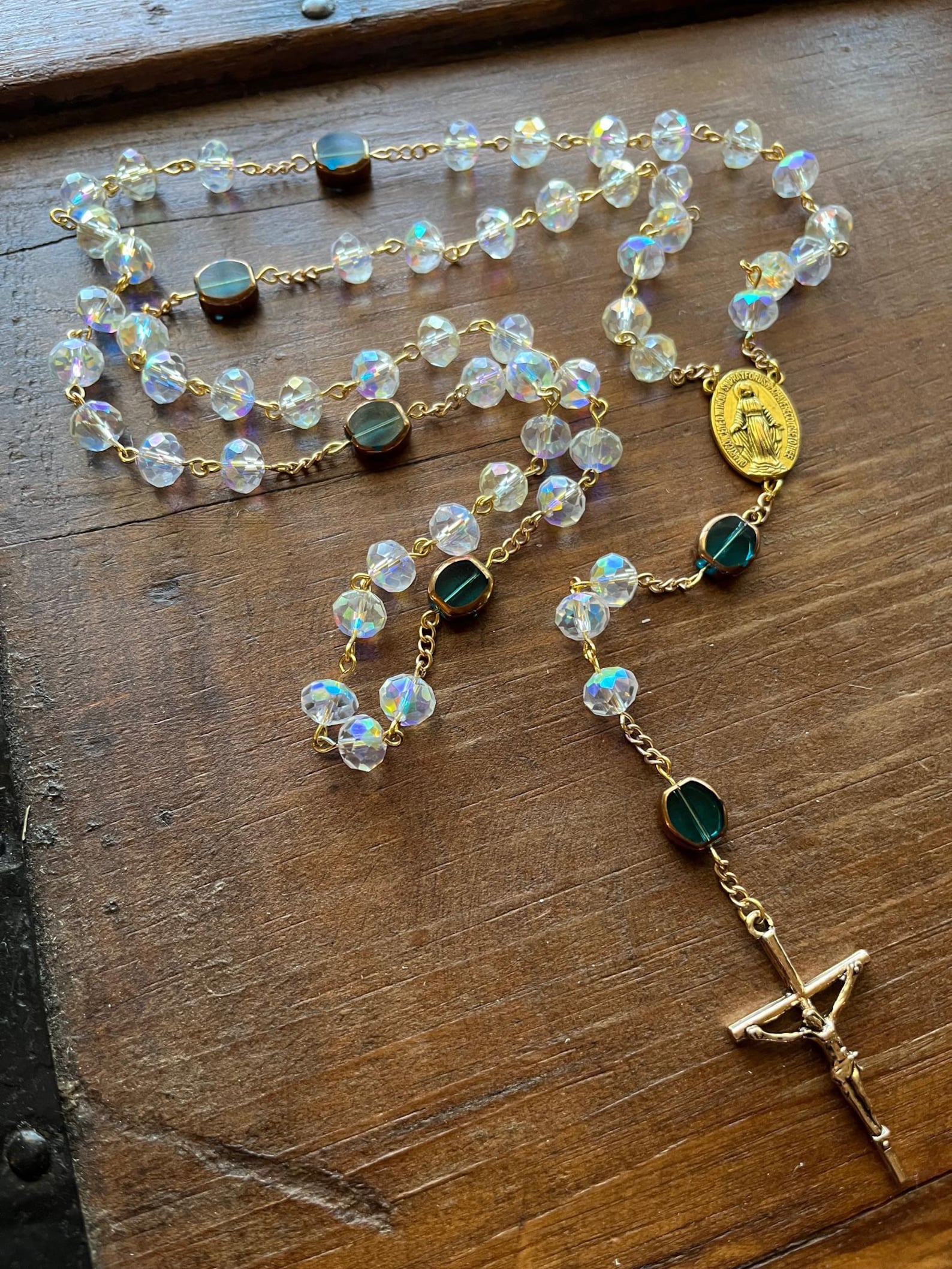 Handmade Emerald Isle Rosary - Etsy