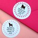 Polka-dot Dog Address Labels - Etsy