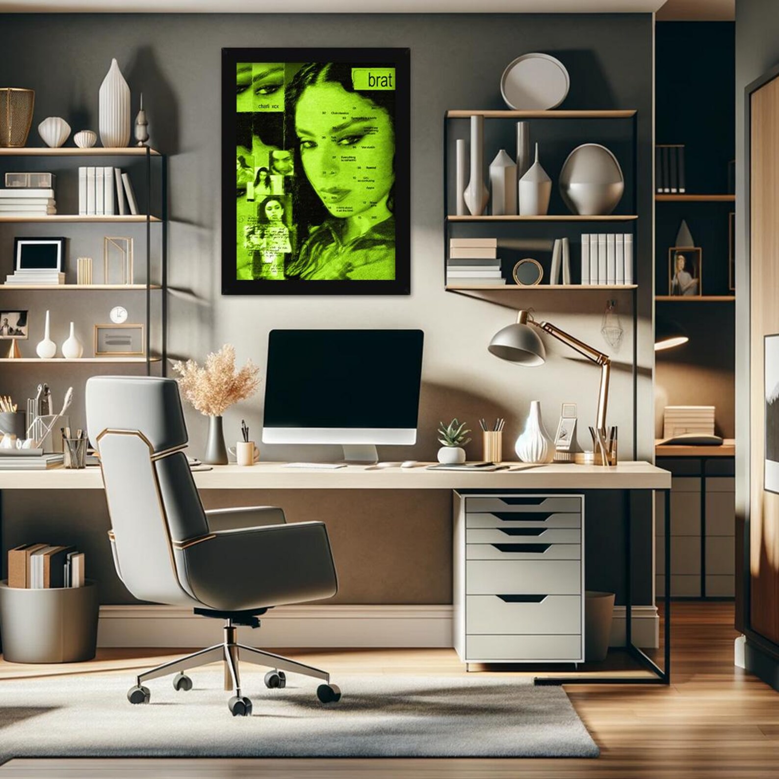 Brat and It's the Same but It's a Poster so It's Not / Charlie Xcx Brat ...