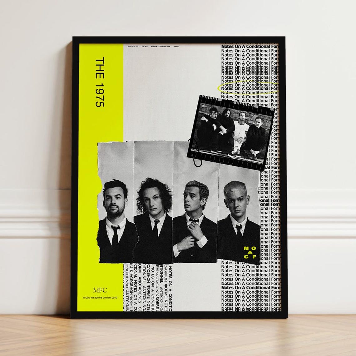 The 1975 Notes on A Conditional Form Poster / the 1975 NOACF Tour ...