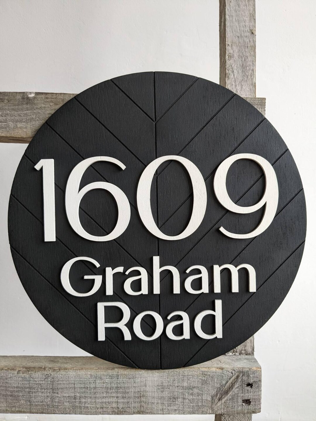 Wooden Address Sign, Large House Numbers, Wooden Address Plaque - Etsy