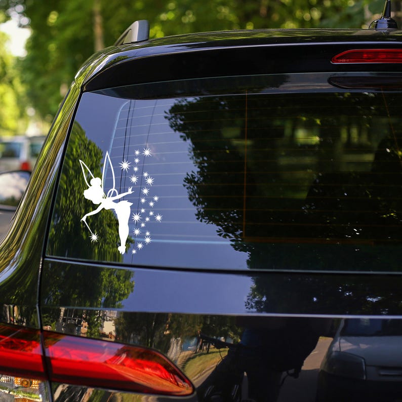 Tinkerbell Outline Disney Inspired Decals Stickers - Etsy