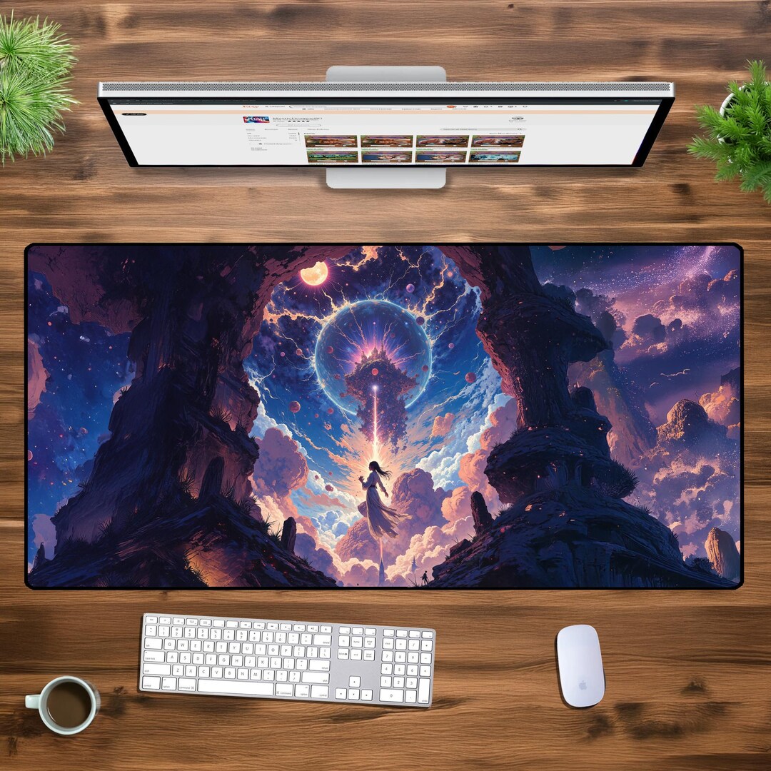 Celestial Portal XXL Desk Mat – Fantasy Gaming Mouse Pad, Mystical ...