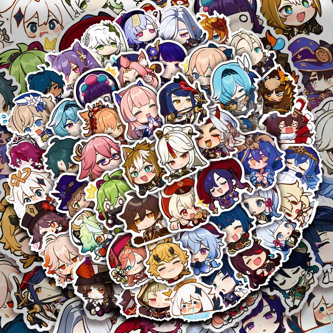 Sticker Bomb Pack - Cute Cartoon 50 Unique Vinyl Stickers for Laptops ...