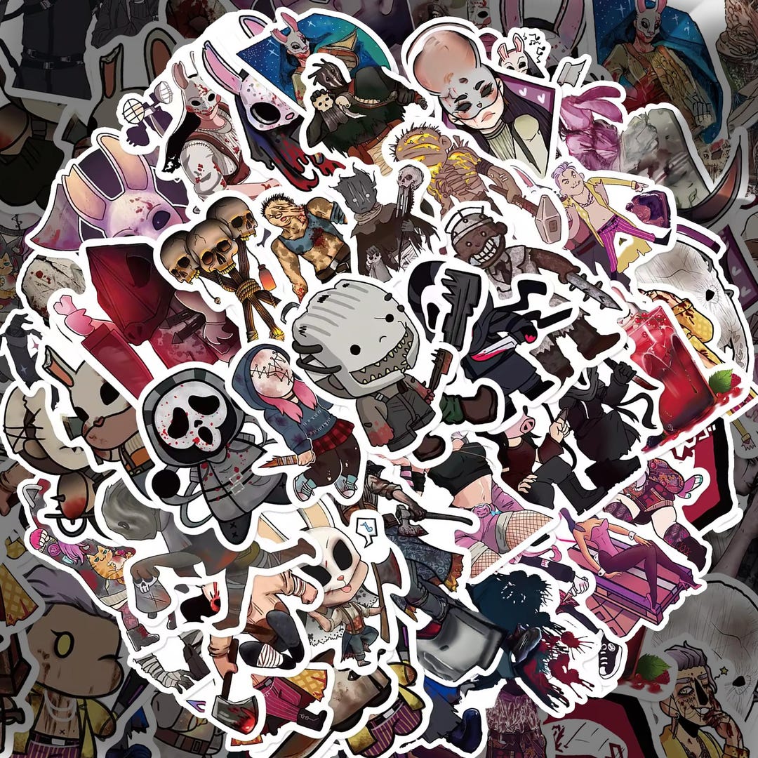 Sticker Bomb Pack - Cute Horror 50 Unique Vinyl Stickers for Laptops ...