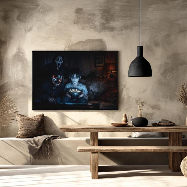 Scary Movie Night Wall Art: Horror Film Poster (digital Download) - Etsy