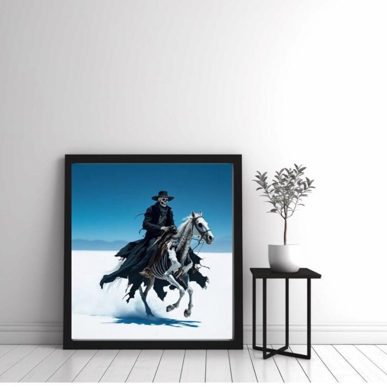 Haunted Desert Ride Wall Art. High-resolution Files: 5000x5500 at 300 ...