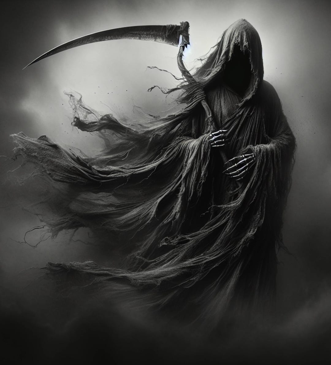 Grim Reaper Poster Wall Decor. High-resolution (5000x5500 at 300 DPI ...
