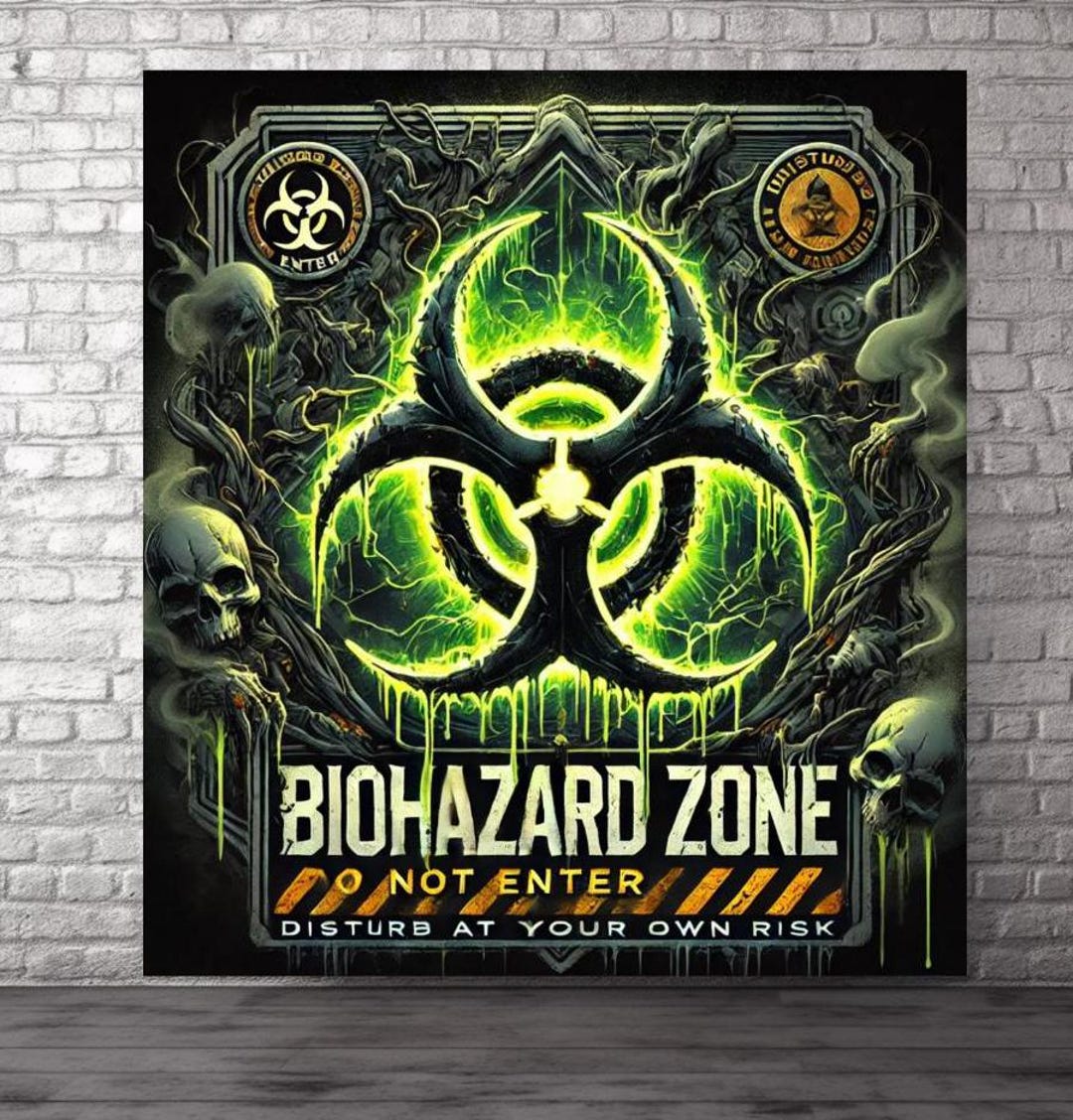 Resident Evil Arcade Wall Art,high-resolution (5000x5500 at 300 DPI ...