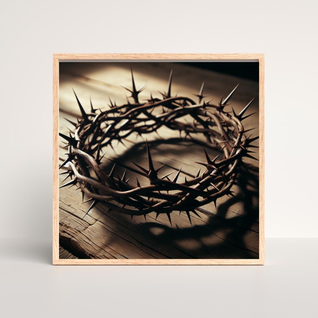 Crown of Thorn! Jesus Christ. High-resolution (5000x5500 at 300 DPI ...