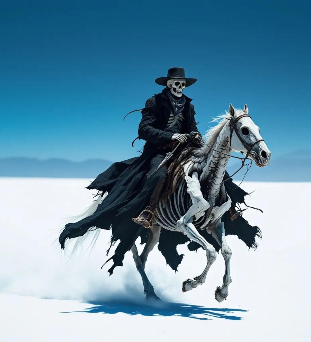 Haunted Desert Ride Wall Art. High-resolution Files: 5000x5500 at 300 ...