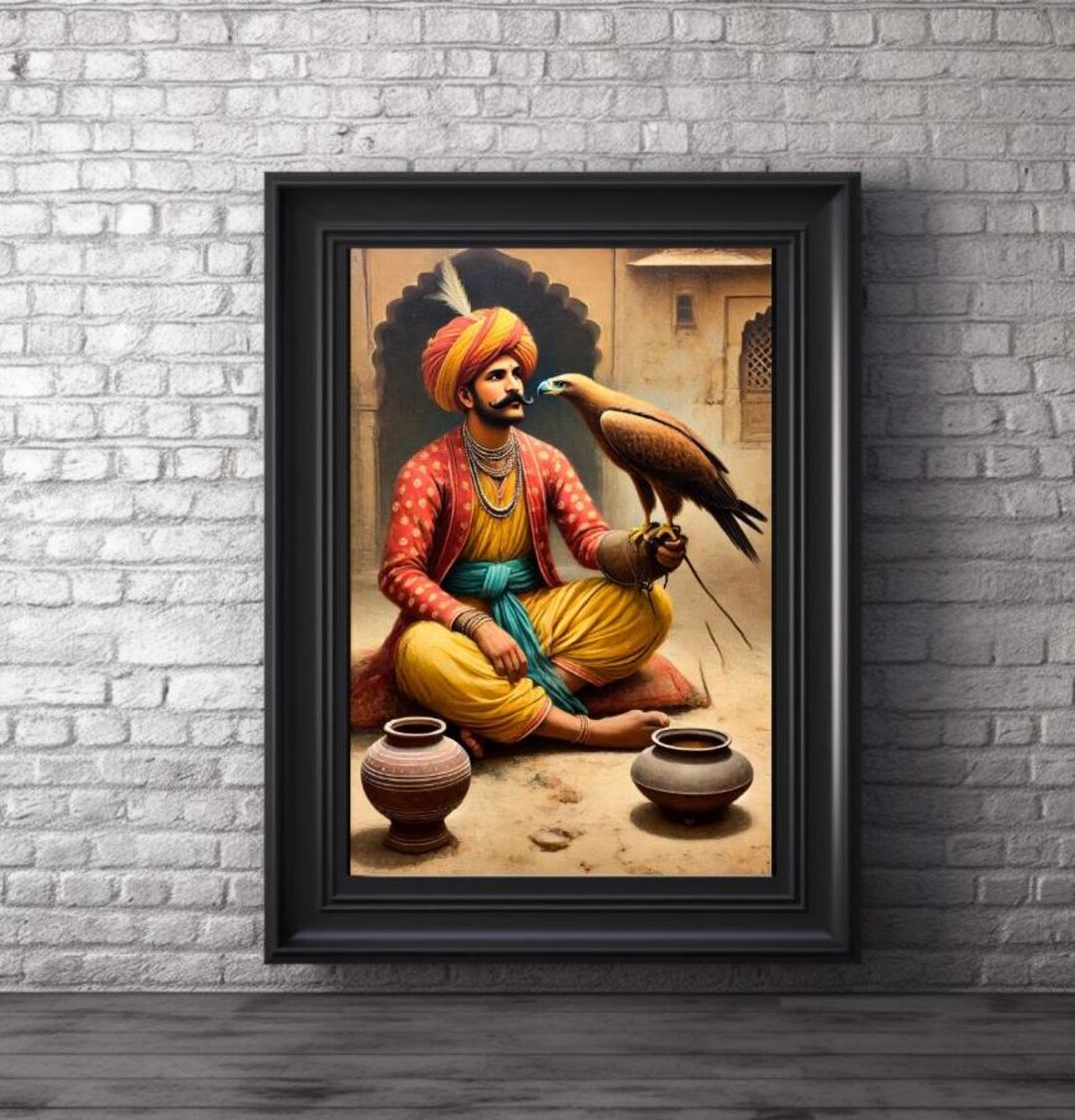Indian Raja, High-resolution (5000x5500 at 300 DPI): Perfect for ...