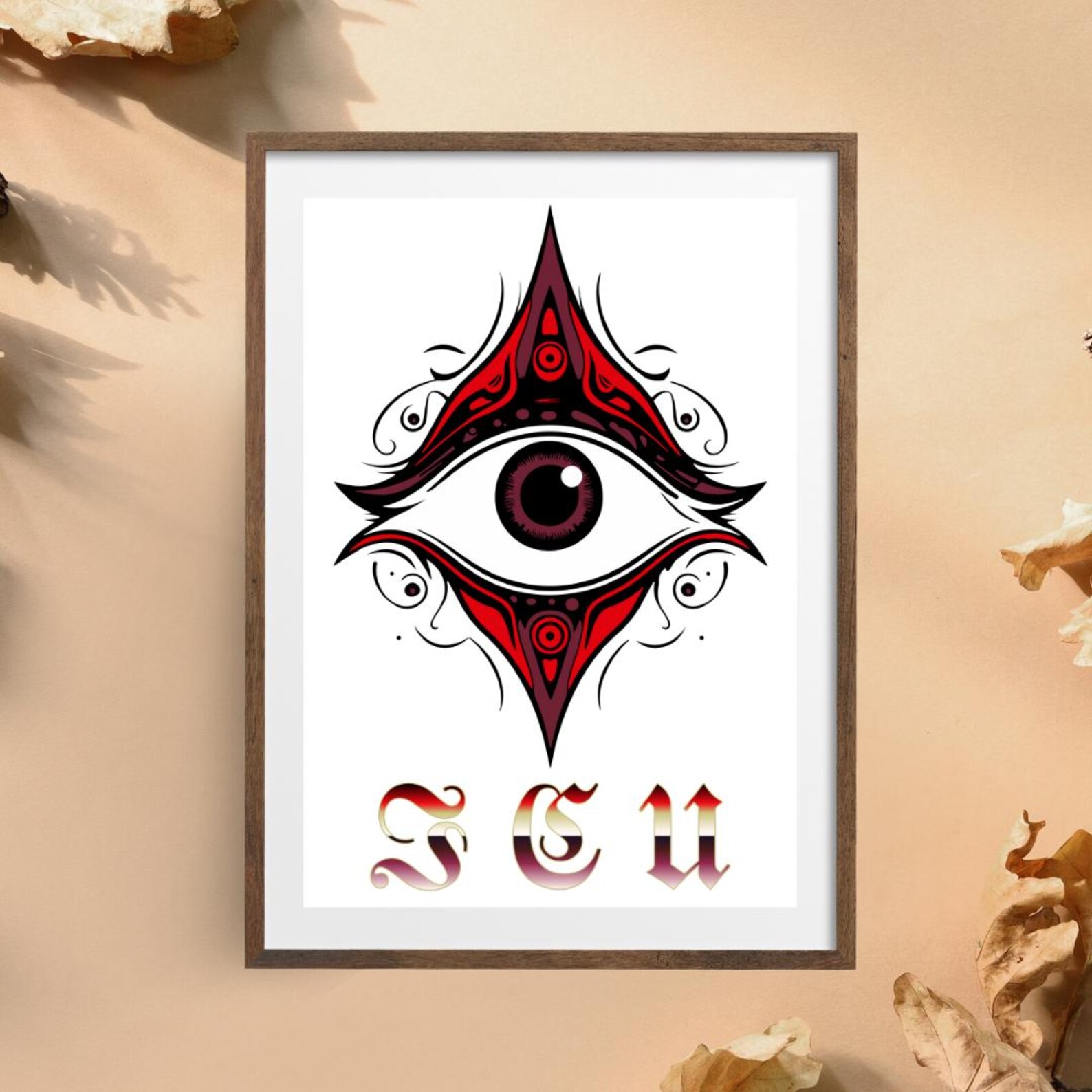 Vintage Illuminati Eye Poster: All-seeing Eye Art (digital Download) - Etsy