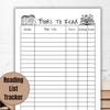 TBR List, Books to Read Tracker 4 Sizes Reading List, TBR Book ...