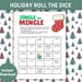 Jingle and Mingle Bingo Printable Party Game, Christmas Office Party ...