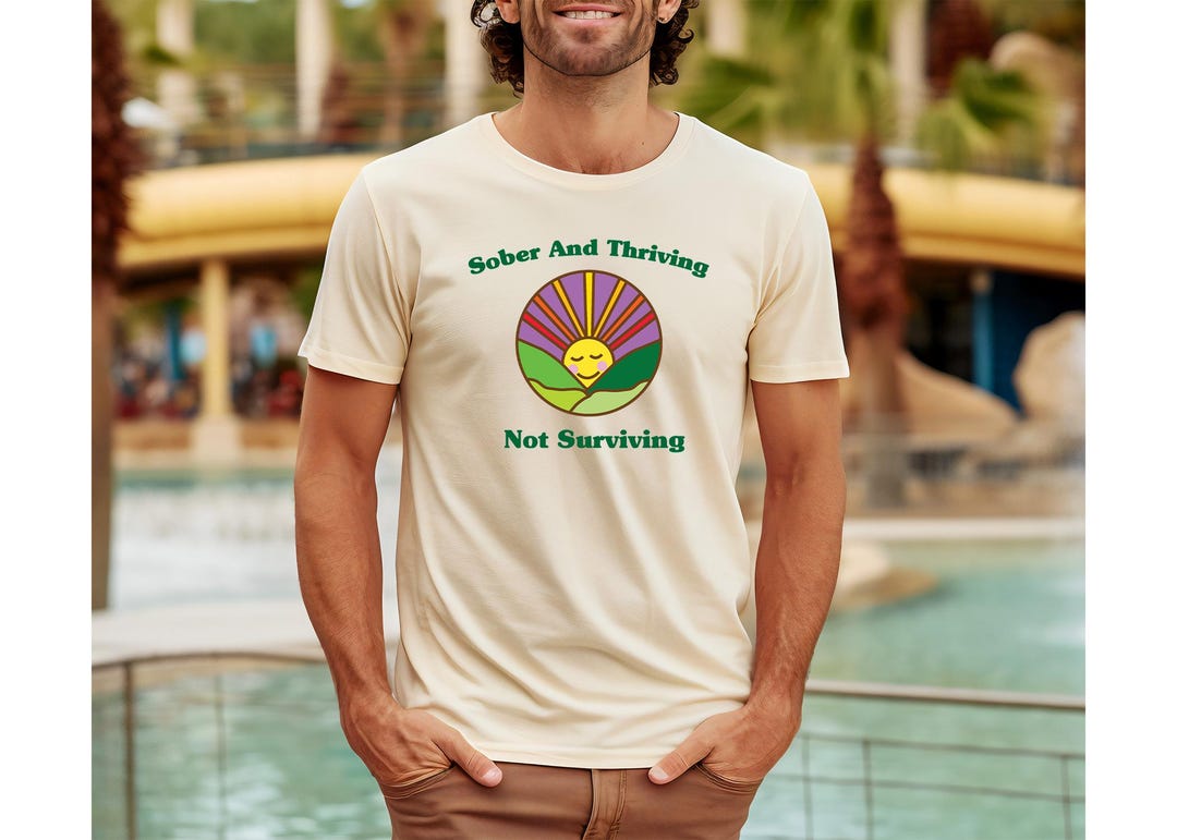 Custom Mens Alcohol-free Clothing Empowering Gifts for Sobriety, Sober ...
