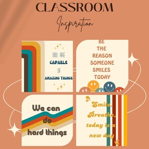 Inspiration Classroom Posters, Classroom Decor, Retro Classroom, Retro ...