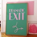 Dramatic Exit Theatre Lover Poster, Digital Wall Art, Drama Classroom ...