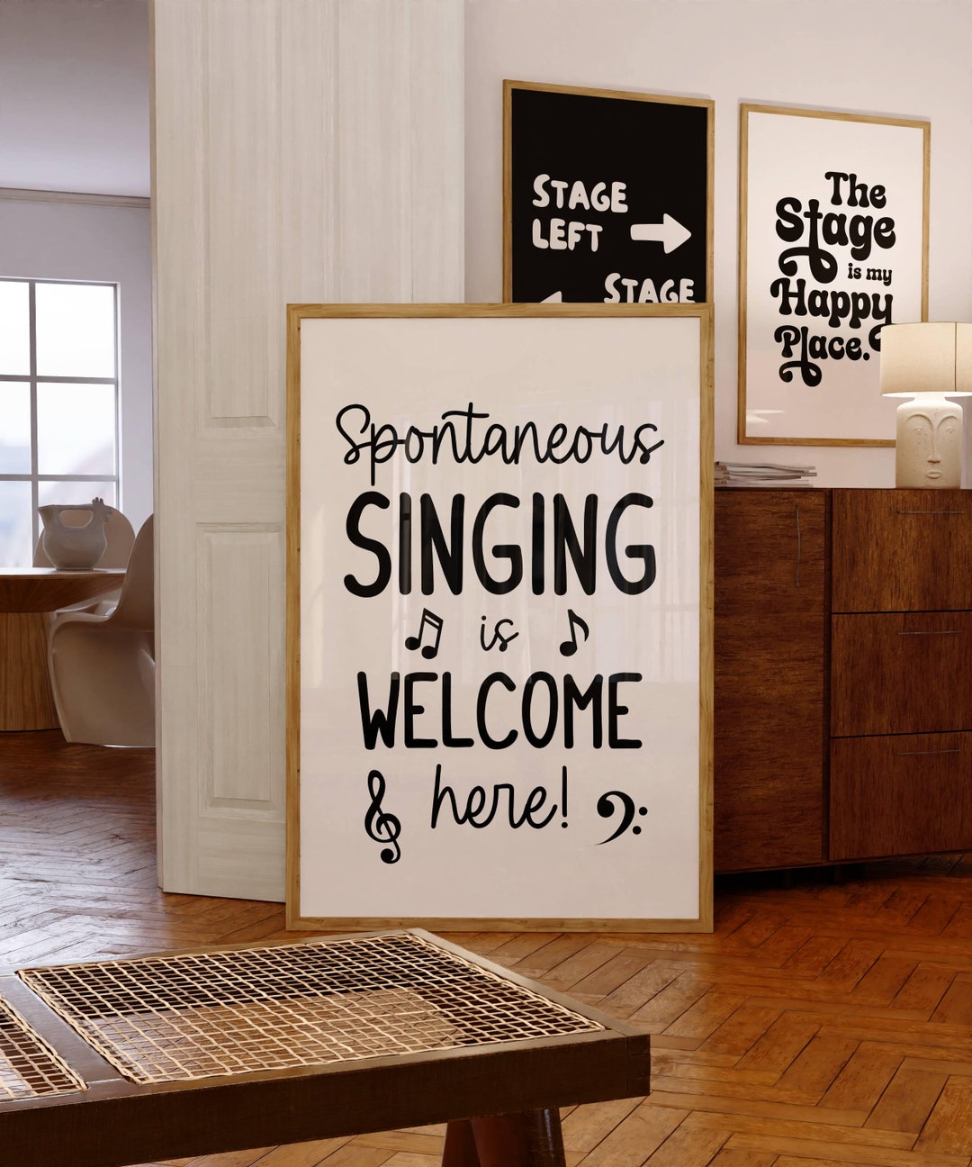 Funny Singing Quote Poster, Digital Wall Art, Choir Music Room Print ...