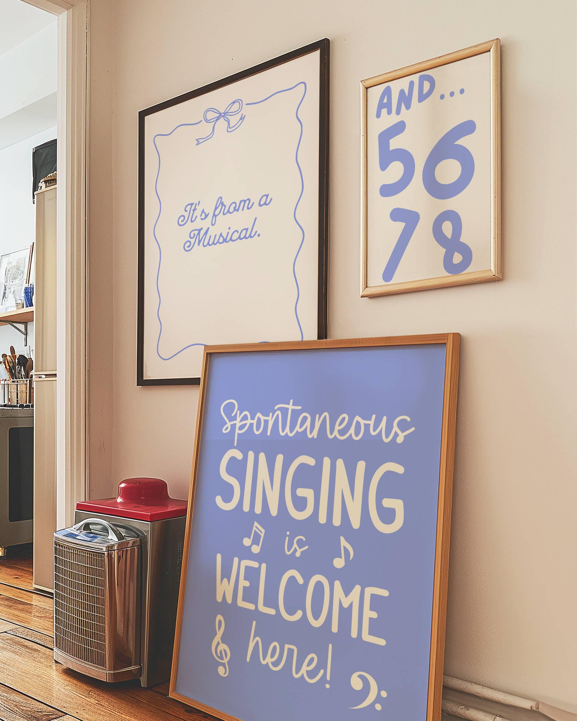 Set of 3 Musical Theatre Lover Posters, Digital Wall Art, Drama ...