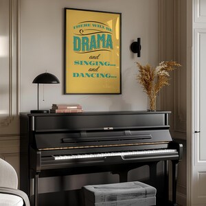 Theatre Lover Poster, Digital Wall Art, Drama Classroom Print, Stage ...