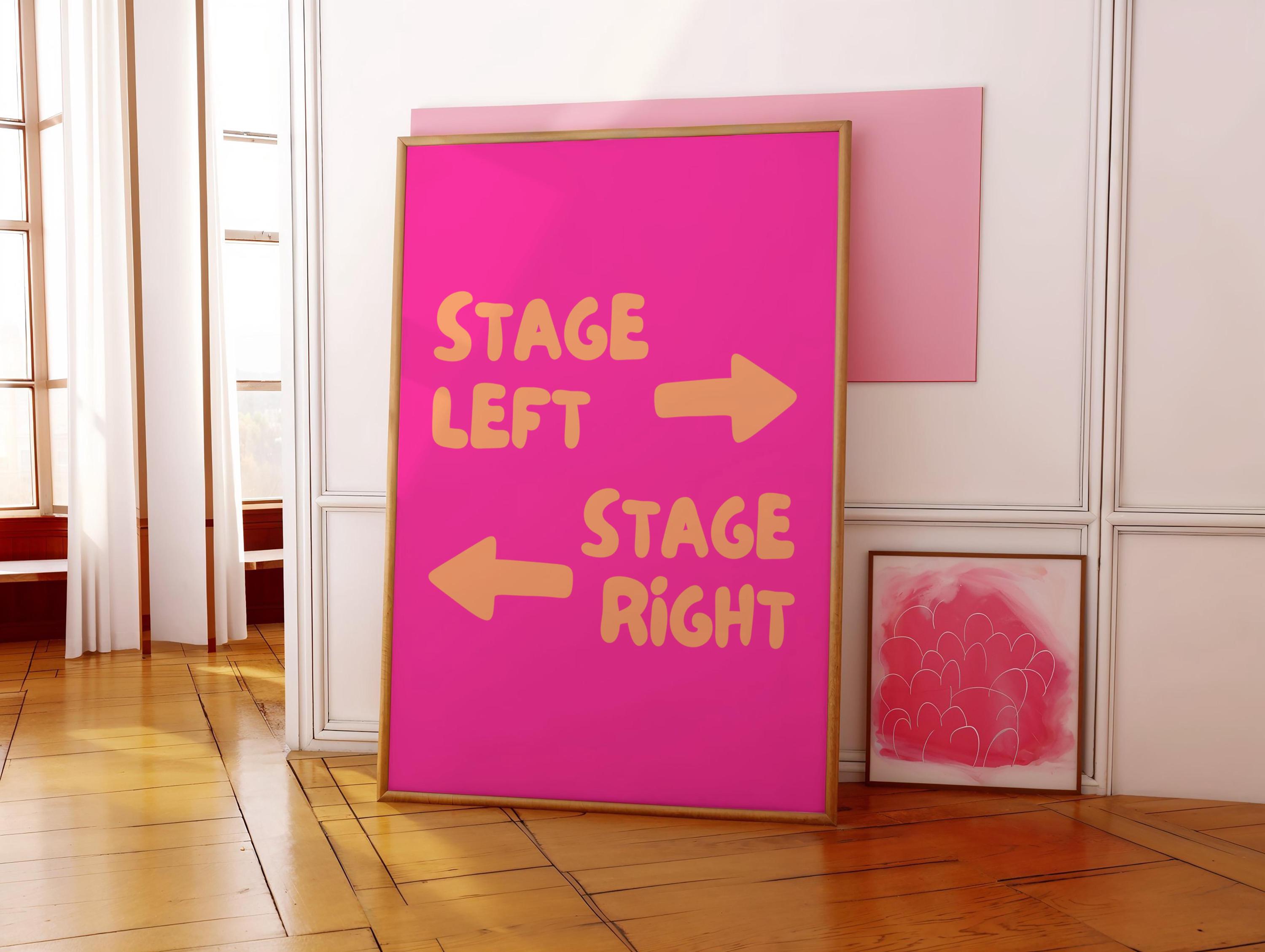 Stage Direction Theatre Lover Poster, Digital Wall Art, Drama Classroom ...