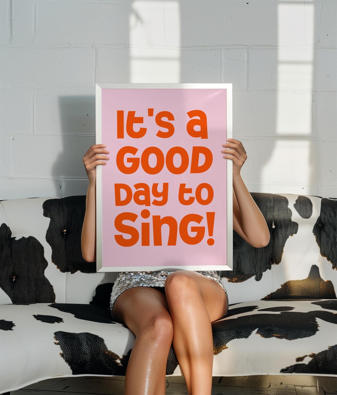 Good Day to Sing Poster, Digital Wall Art, Choir Music Classroom Print ...