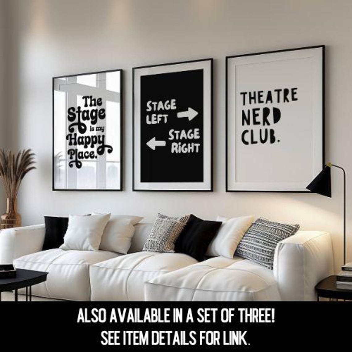 Theatre Lover Poster, Digital Wall Art, Drama Classroom Print, Stage ...