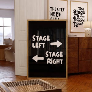 Set of 3 Theatre Lover Posters, Three Piece Digital Wall Art, Drama ...