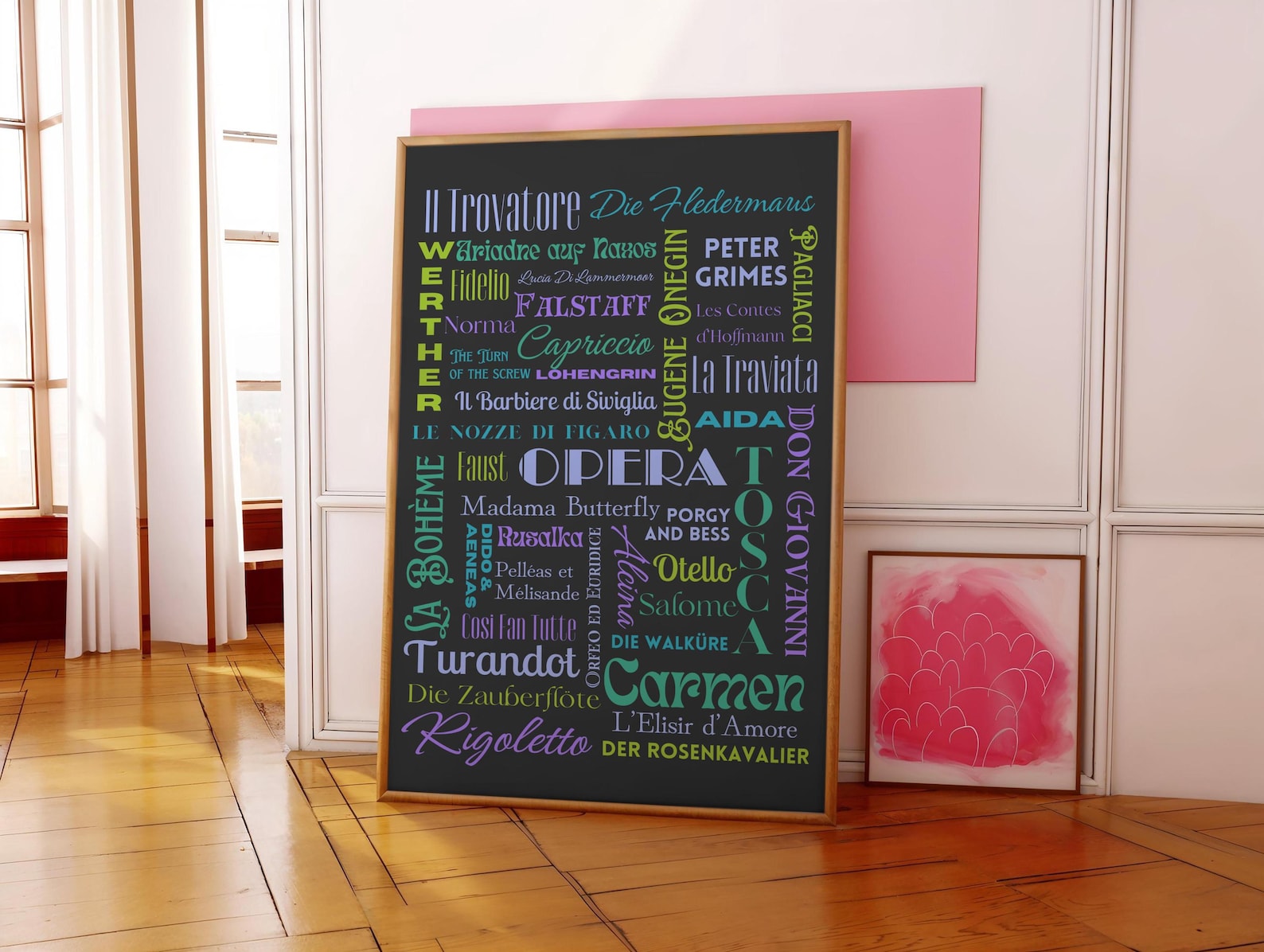 Opera Lover Poster, Famous Operas Print, Music Room Decor, Gift for ...