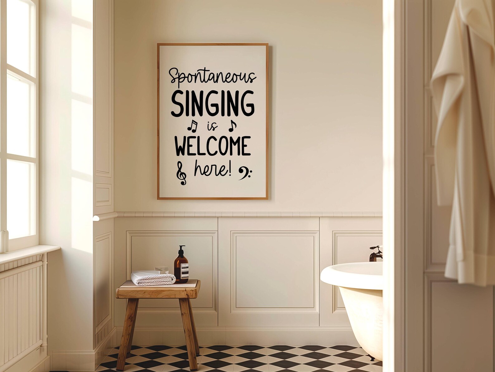 Funny Singing Quote Poster, Digital Wall Art, Choir Music Room Print ...
