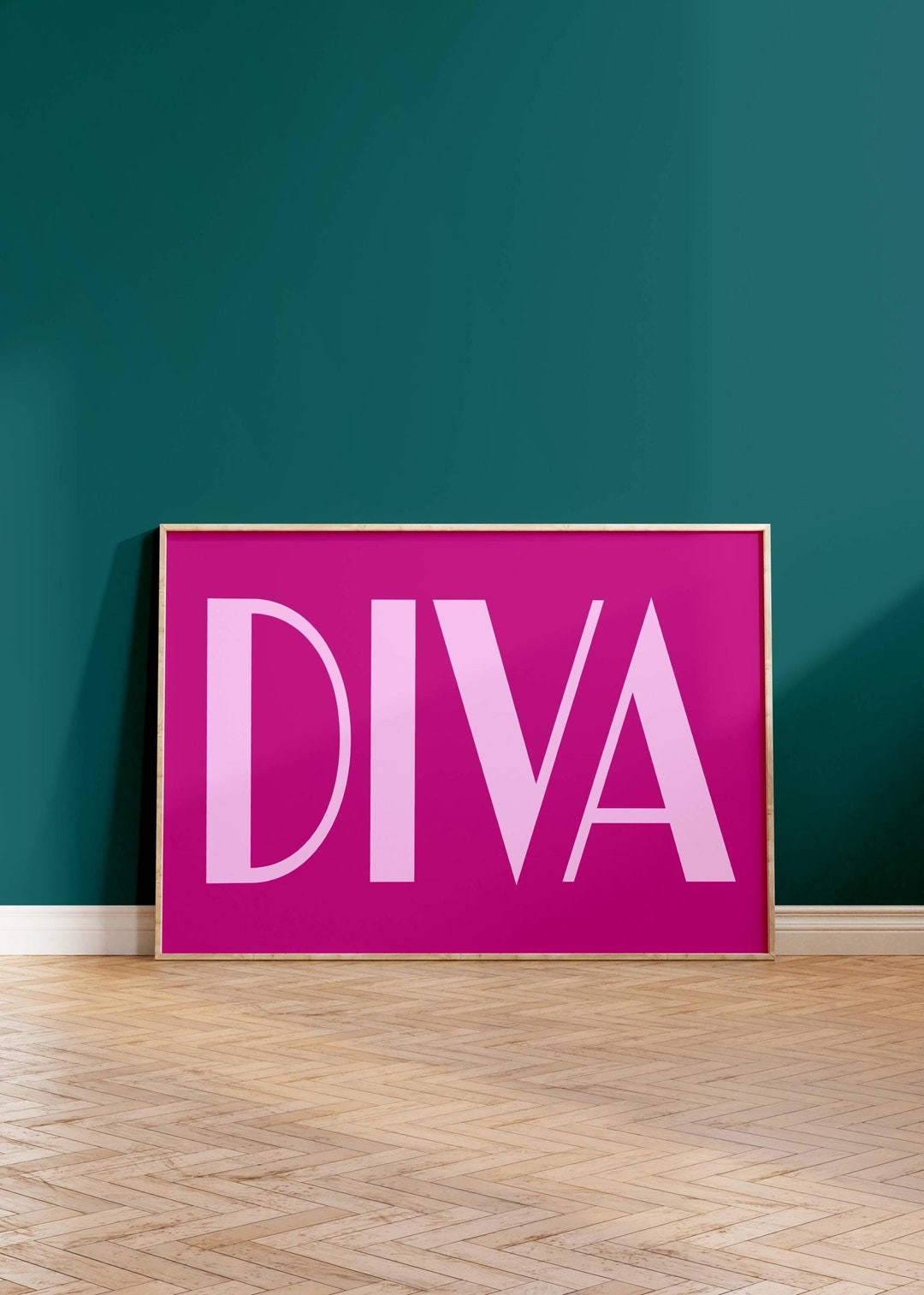Diva Poster, Girl Boss Inspirational Print, Music Room Decor, Gift for ...
