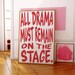 Theatre Lover Poster, Digital Wall Art, Drama Classroom Print, Stage ...
